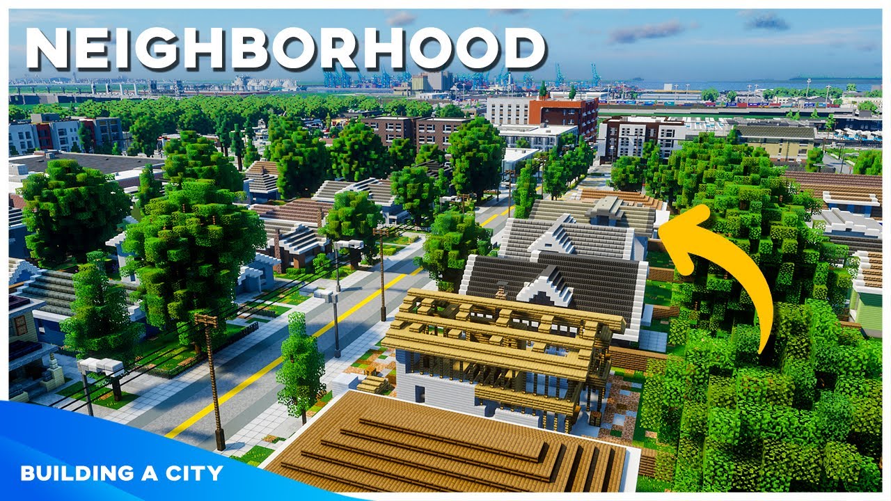 Expanding the Suburbs - Building A City #144 [Minecraft Timelapse] - YouTube