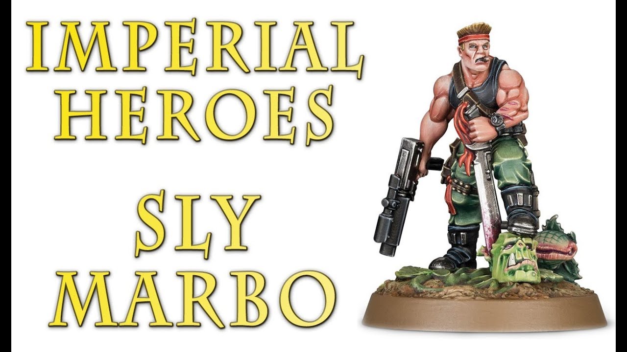 Warhammer 40k Lore - Sly Marbo, Imperial Heroes - YouTube