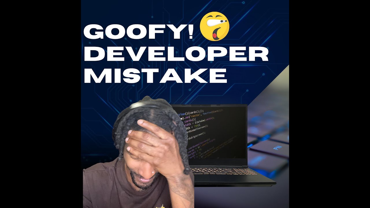 A Junior Developer Embarrassing Mistake - YouTube