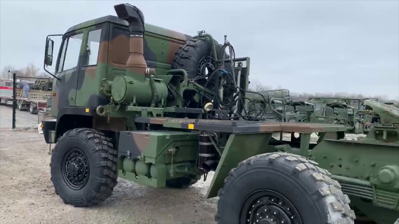 FOR SALE: 1995 Stewart & Stevenson M1088 Military MTV 6x6 Truck Tractor ...
