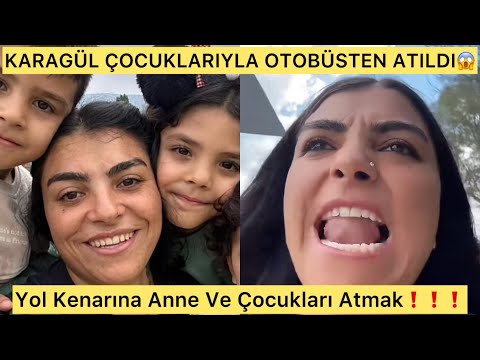 Karagül Otobanda Otobüsden ATILDI