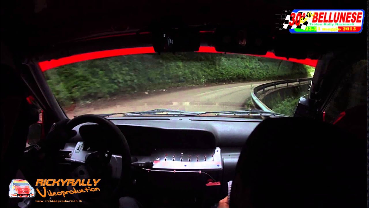 CAMERA CAR BATTISTINI CERON 30° RALLY BELLUNESE 2015 P S 4 LENTIAI ...