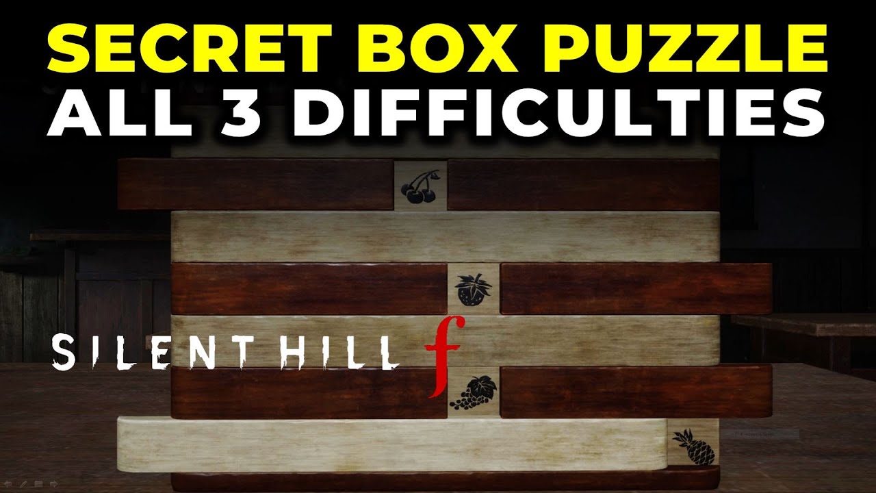 Secret Box Puzzle - All 3 Difficulty Solutions | Silent Hill f - YouTube