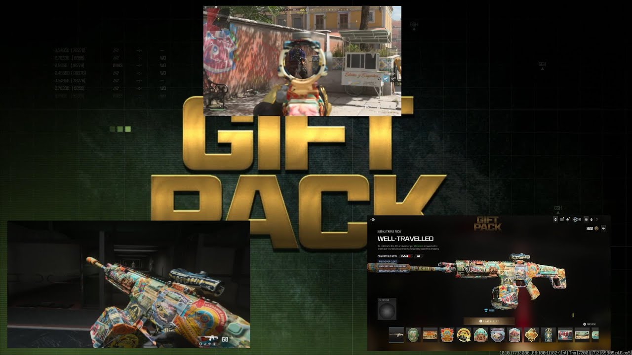 FREE GIFT PACK SEASON 3 CALL OF DUTY MCW WELL TRAVELLED WEAPON BUNDLE ...
