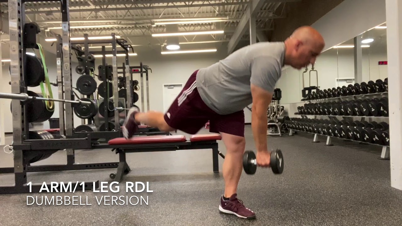 1 Arm/1 Leg RDL - YouTube