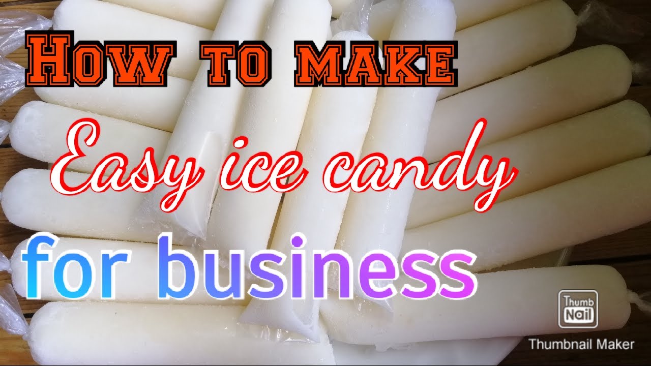How to make easy ( ice candy /w buko) for business - YouTube