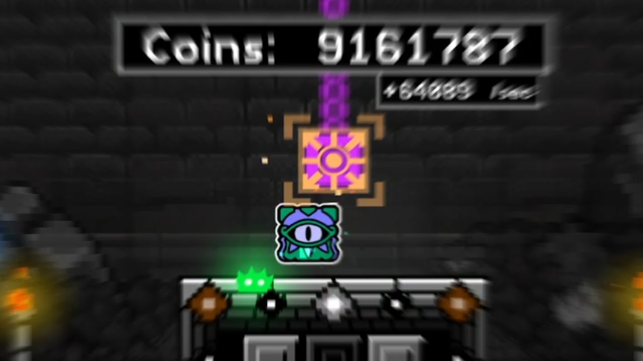 MINI GAMES IN GD PT.1! Coin Temple by Santylolcat (all upgrades ...