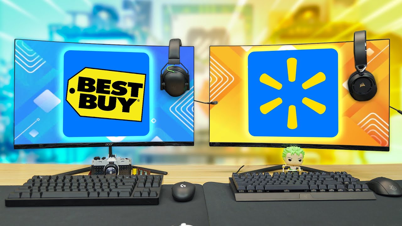 WALMART vs BESTBUY Budget Gaming Setup Challenge! - YouTube