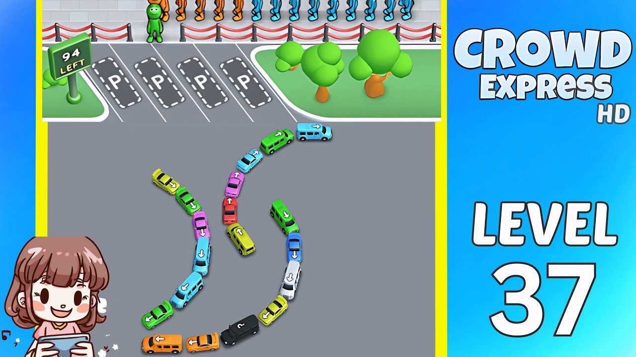 Crowd Express Level 37 Solution Walkthrough - YouTube
