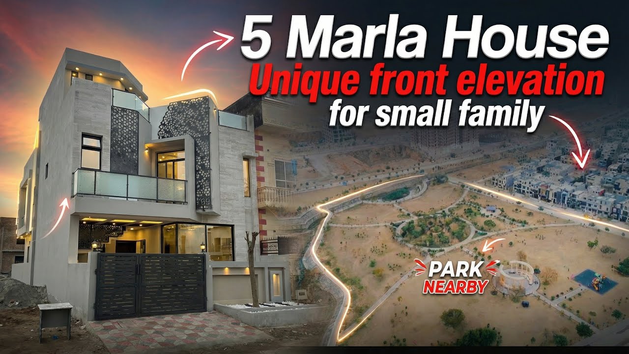 This House is just 5 Marla but feel like 10 marla check it out 📍FMC B ...