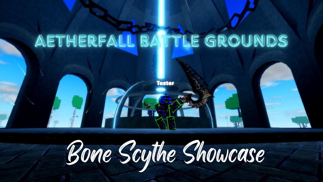 Aetherfall Battlegrounds | Bone Scythe Showcase - YouTube