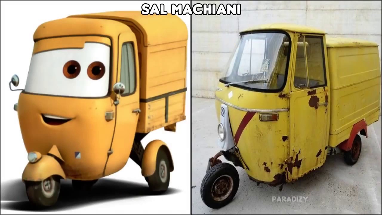 Cars Movie Characters In Real Life - Cartoon Movies - YouTube
