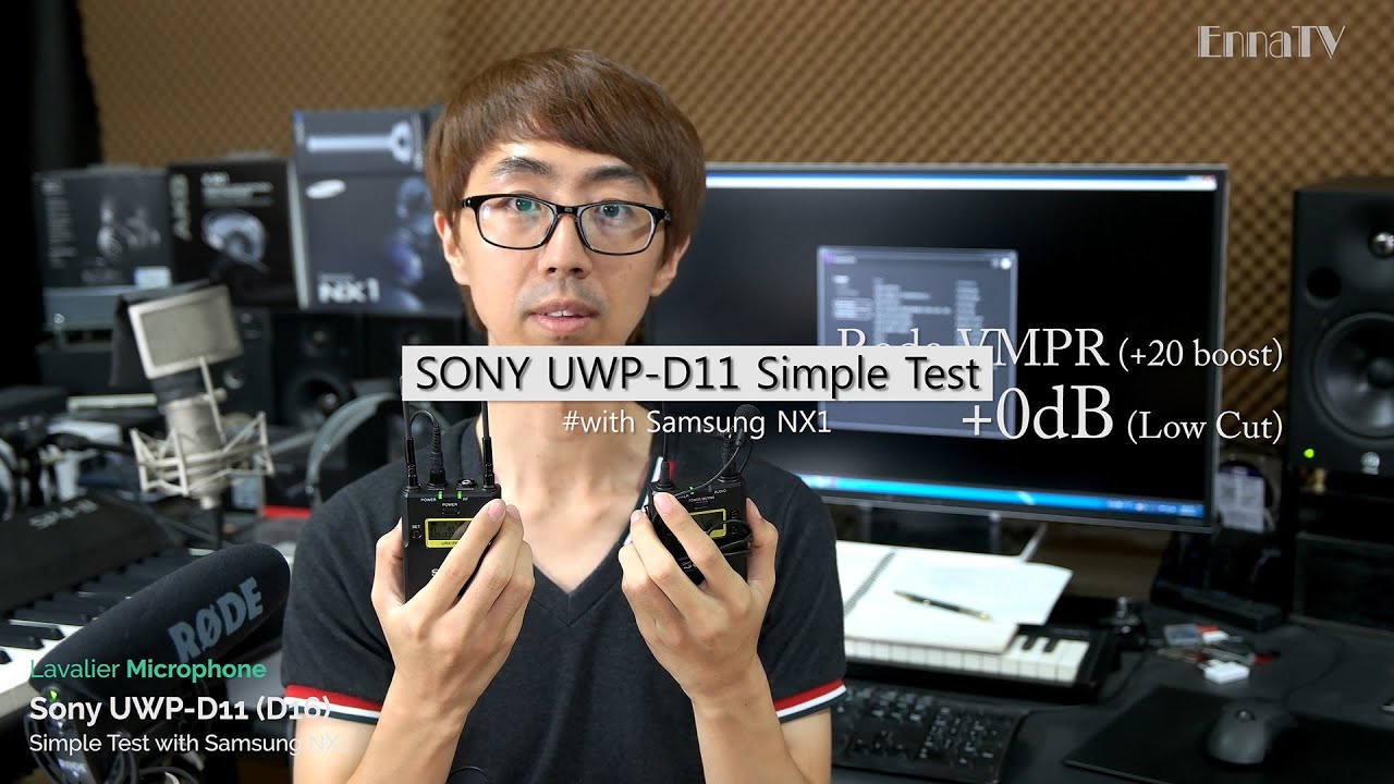 SONY UWP-D11 (D16) Simple Test with Samsung NX1 [Eng Sub] - YouTube