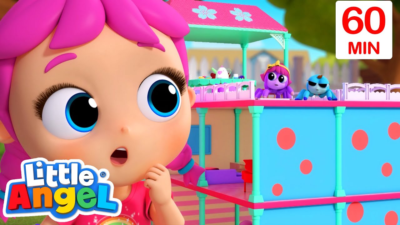 Jill's Itsy Bitsy Spider Dollhouse! | @LittleAngel Kids Songs & Nursery ...