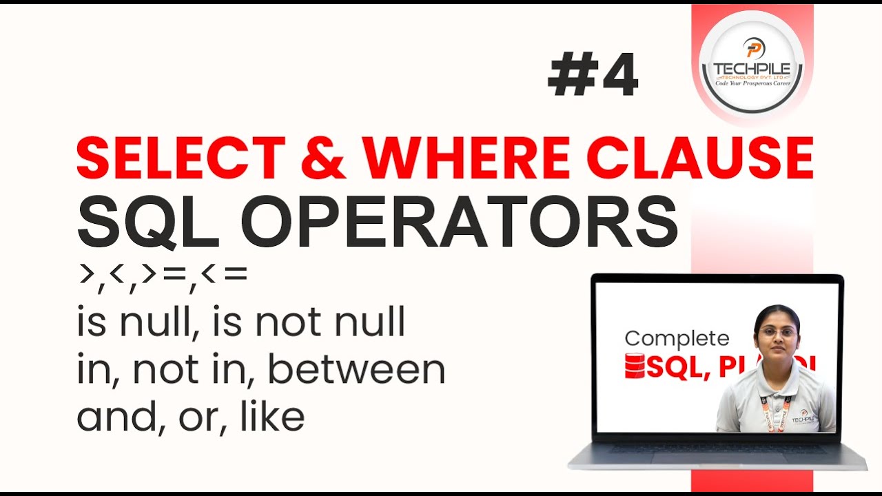 Learn SELECT & WHERE Step-by-Step | SQL Operators for Data Filtering ...
