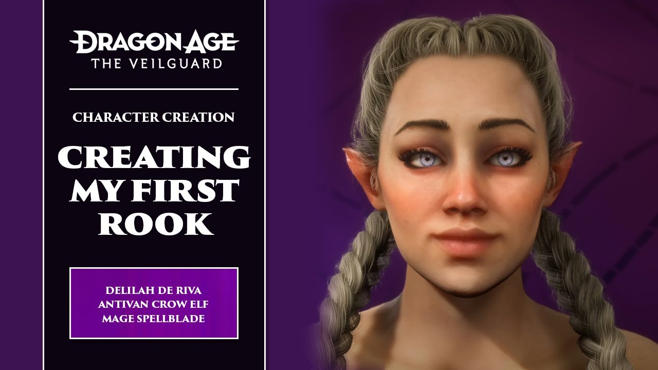 Dragon Age The Veilguard Character Creator - Creating my Rook - YouTube