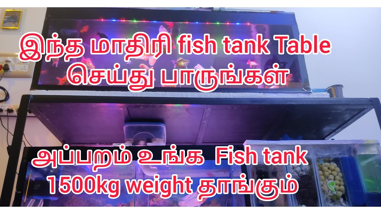 How to make fish tank table strong and heavy tips for bigg size ...