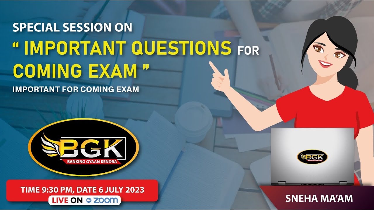 Important Questions for Coming Promotion Exam session dtd 06 07 2023 ...