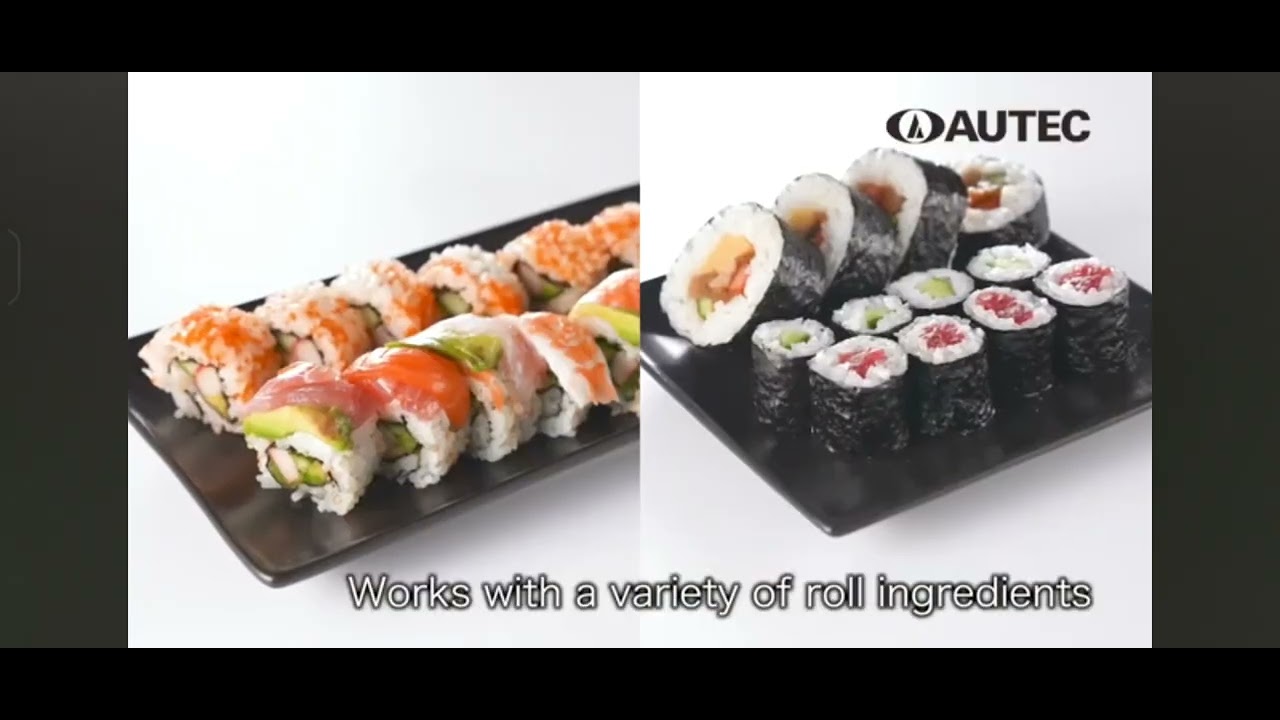 Autec asm890 壽司卷機 +852 97422148 - YouTube