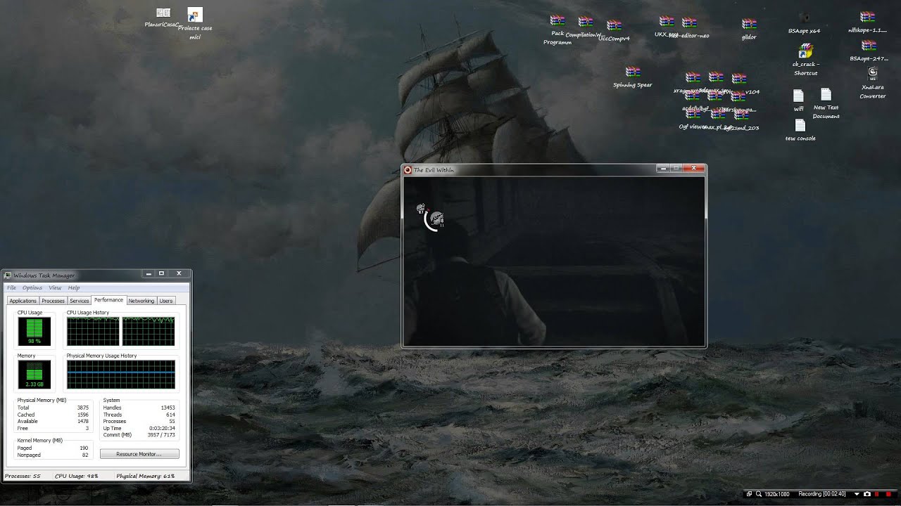 The Evil Within on low end notebook + i tink the fix for freezing ...