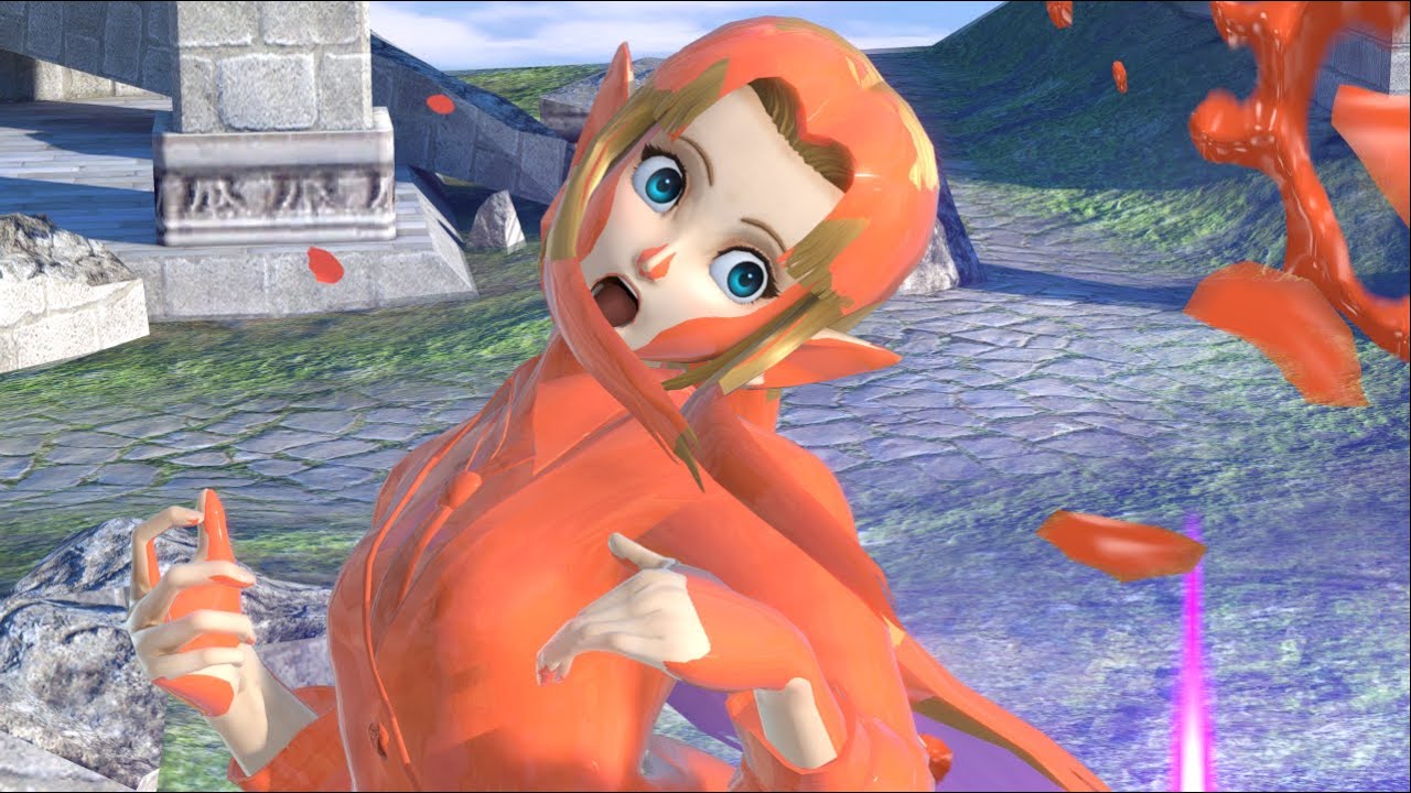 Super Smash Bros Ultimate: Inkling Vs Zelda - YouTube