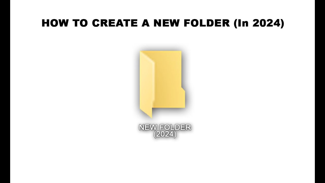 How to Create a New Floder (In 2024) - YouTube