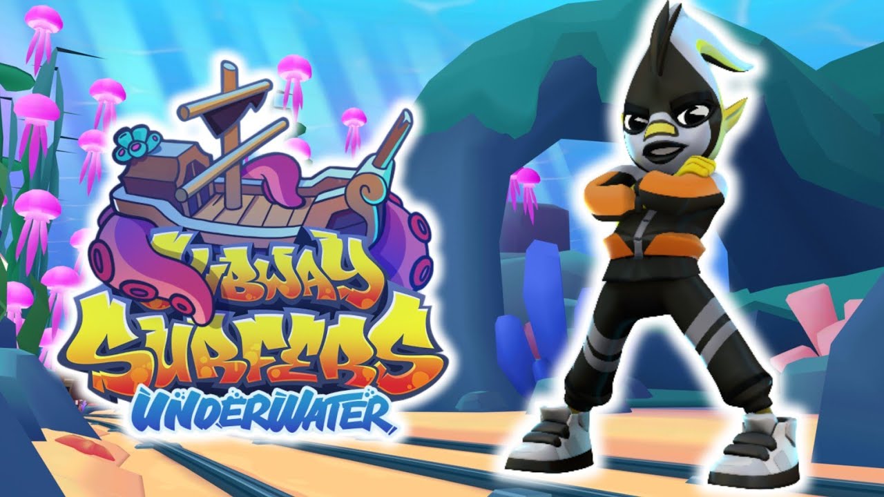 Subway Surfers. Underwater. Unlock Finn Character & Yellow Sub Board ...