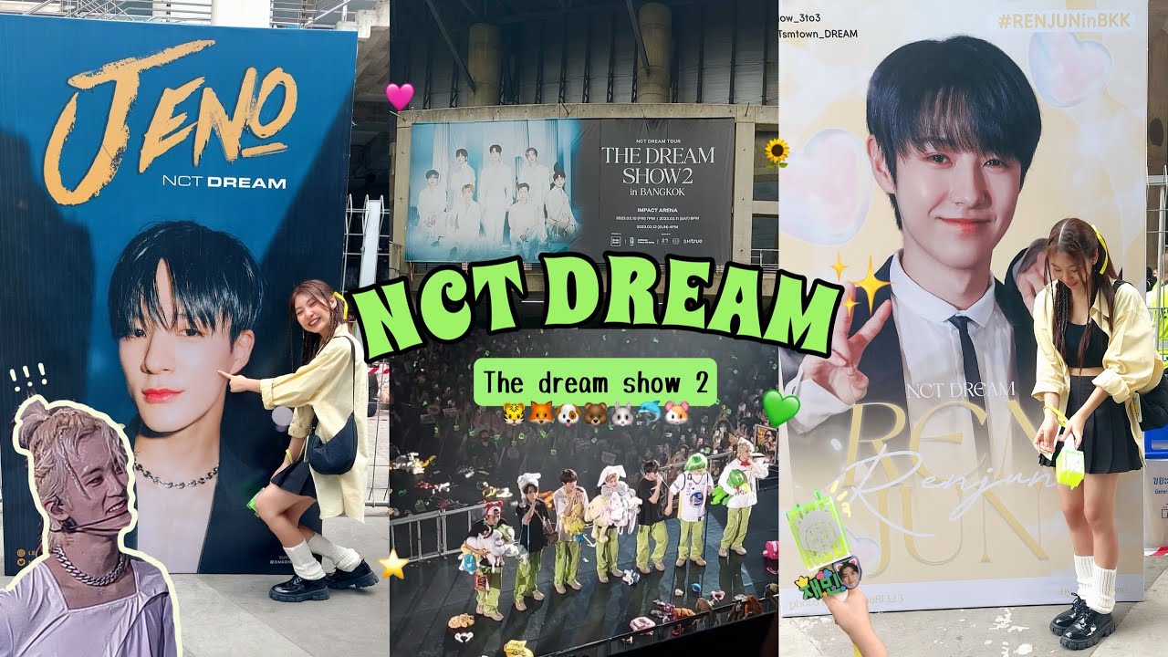 vlog NCT DREAM concert💚 สานฝันมัมมี๊เจอน้องดรีม🥺🍼 | Chommy Tea - YouTube