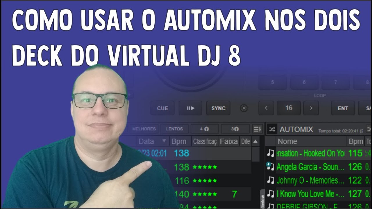 COMO USAR O AUTOMIX NOS DOIS DECK DO VIRTUAL DJ 8 - YouTube