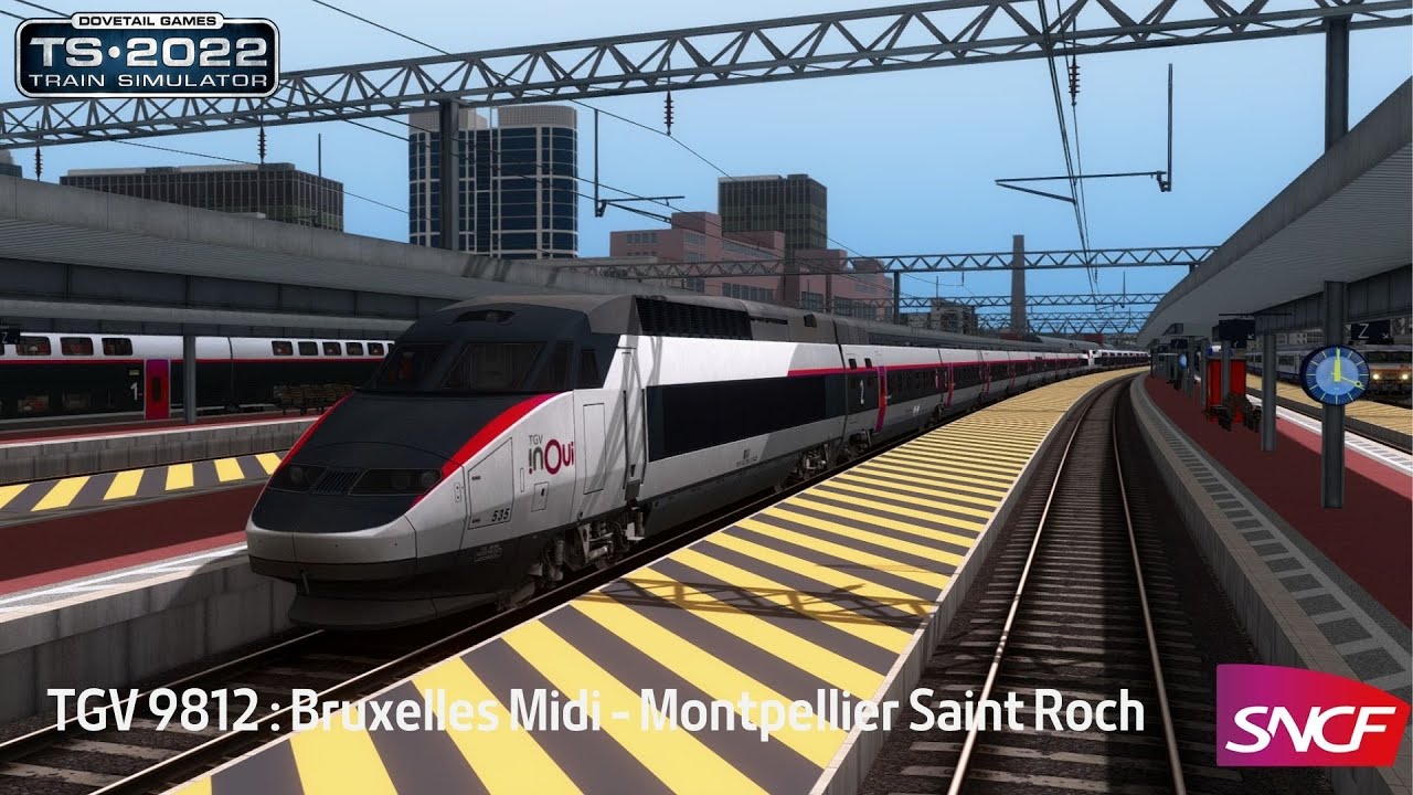 TGV INOUI 9812 : Bruxelles Midi - Montpellier Saint Roch - Train ...