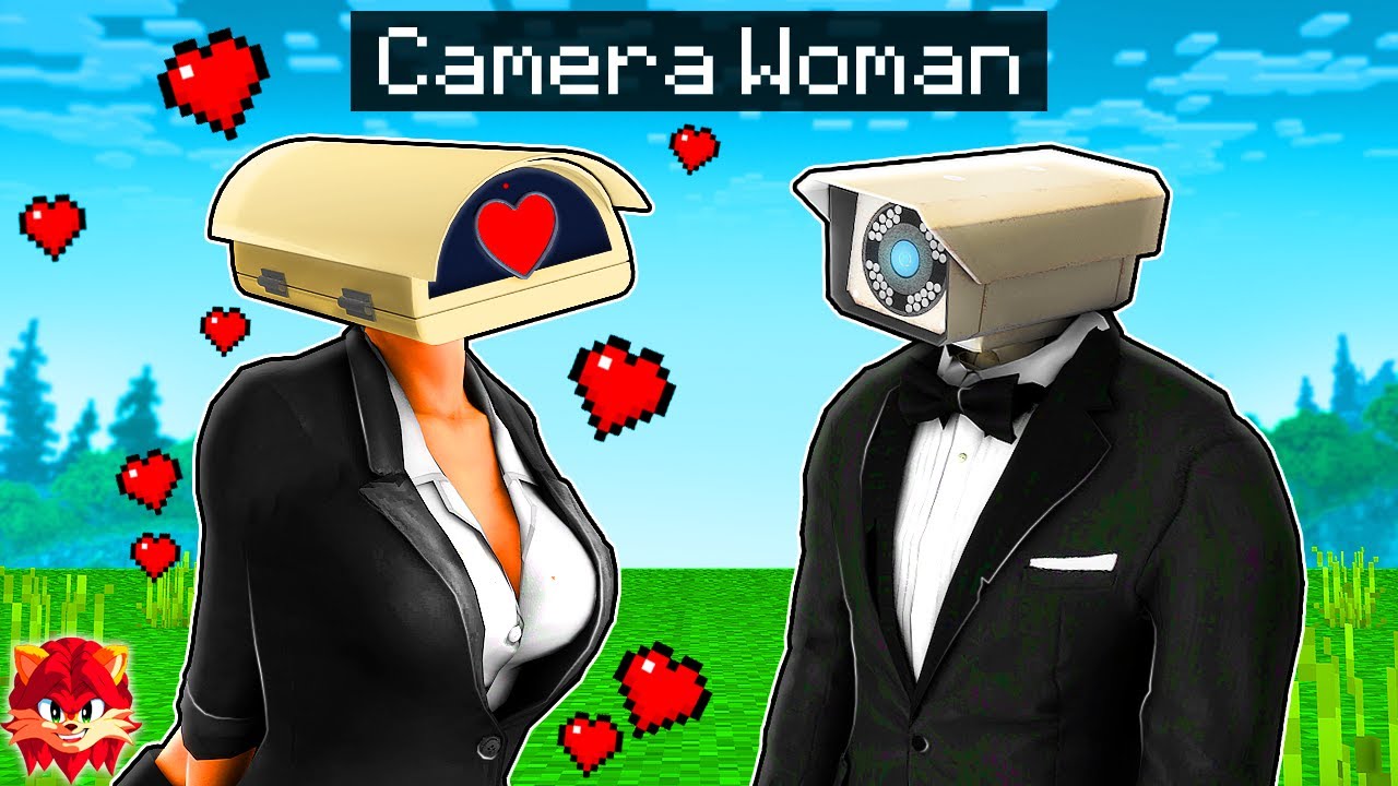 CAMERA WOMAN se ENAMORA DE MI en Minecraft! 📷 ️ - YouTube