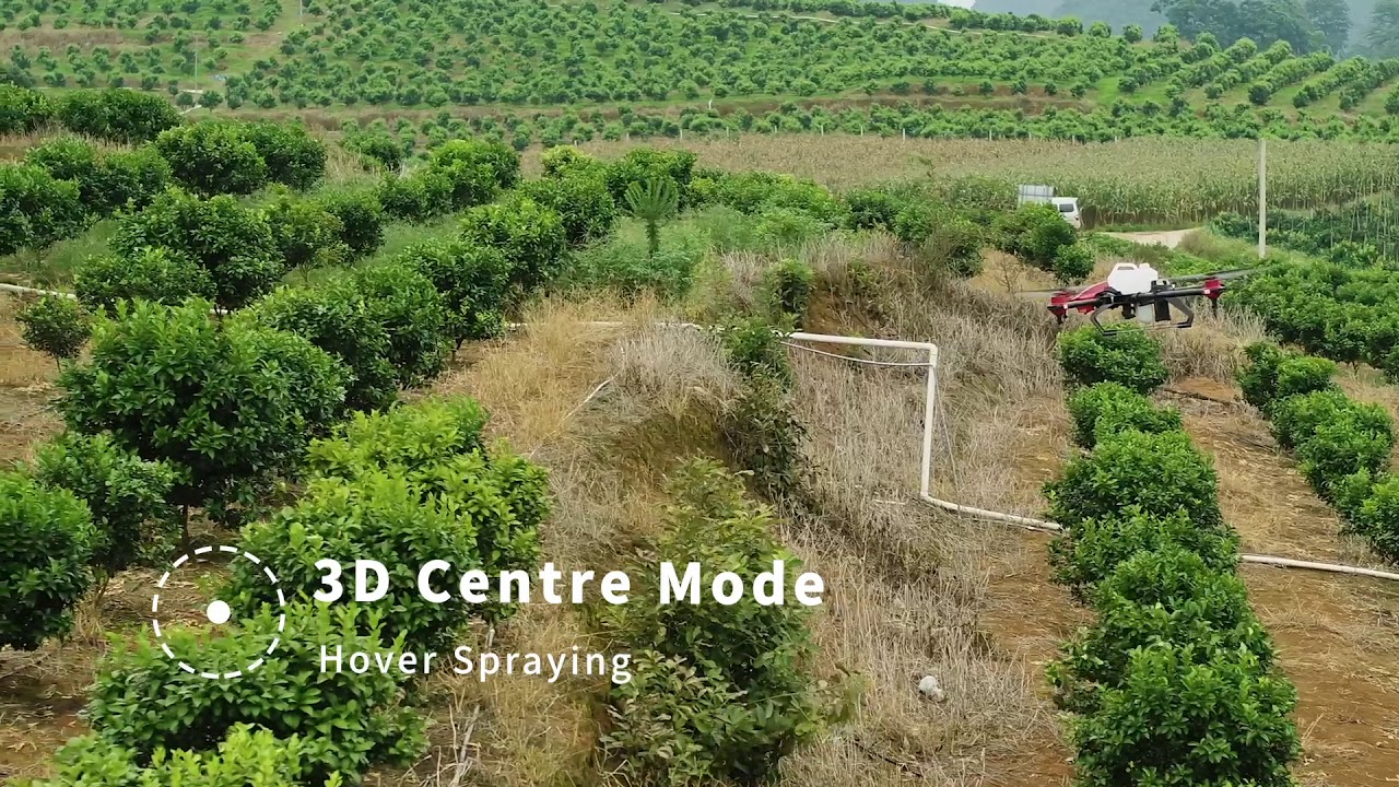 XAG P30 Spray Drone Operation - YouTube