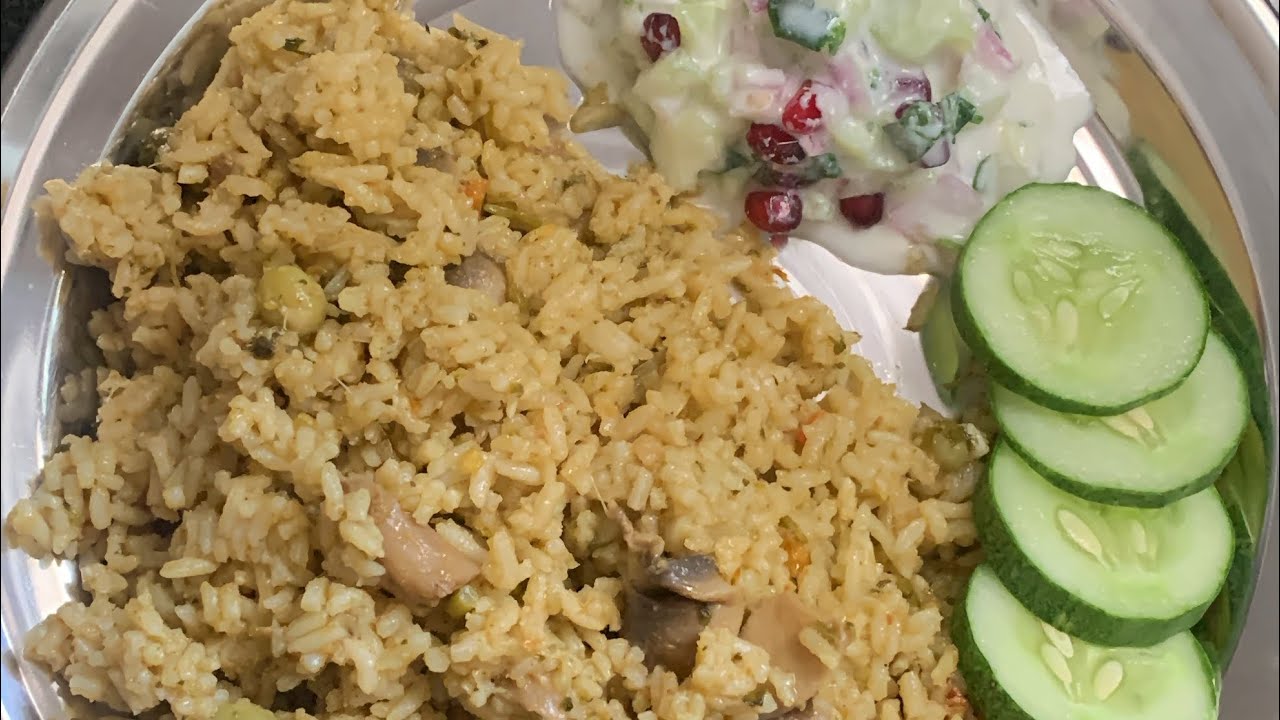 Super testy ಮಶ್ರೂಮ್ ಬಿರಿಯಾನಿ॥Village Style Mashroom Biriyani - YouTube