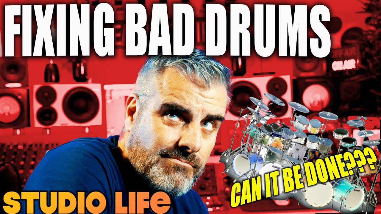 BAD DRUMS - FIXED IN THE MIX??? - YouTube