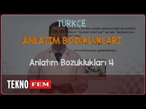 YGS-LYS TÜRKÇE - Anlatım Bozuklukları 4