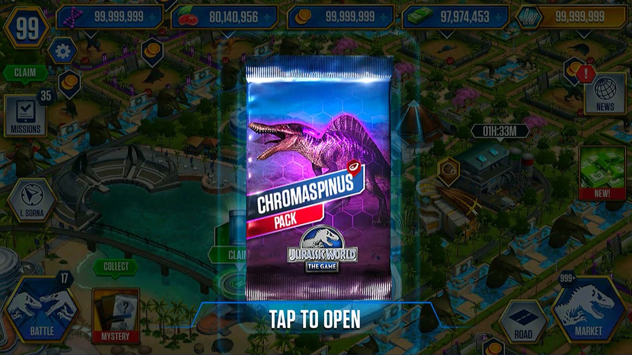 CHROMASPINUS PACK TOURNAMENT ALL NEW WARRIORS DEBUT | JURASSIC WORLD ...