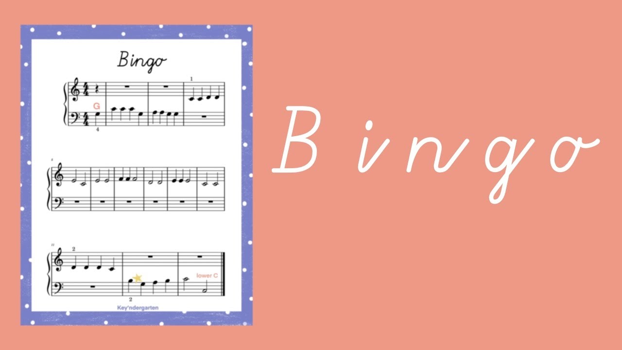 Lesson 27 - BINGO song ! - YouTube