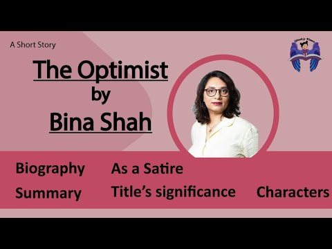The Optimist by Bina Shah, key facts, themes, summary, characters title ...