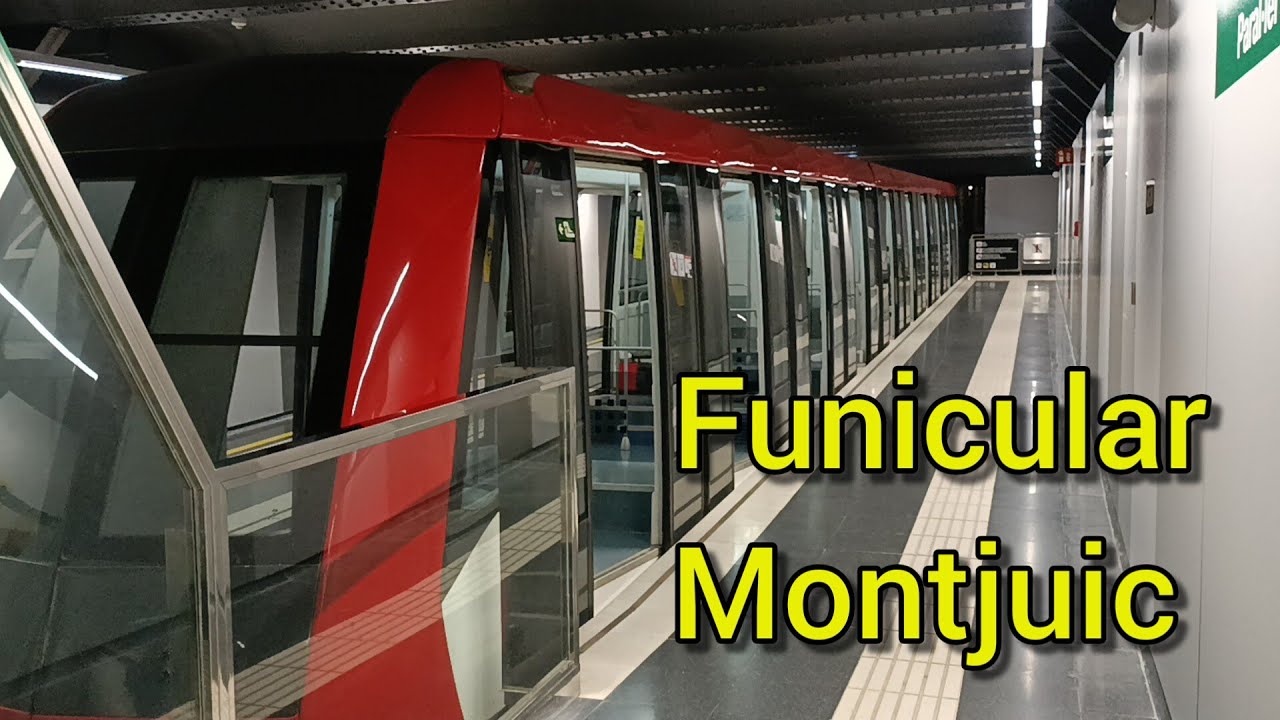 De Montjuic al Paralelo de Barcelona 😀👍 EL FUNICULAR - YouTube
