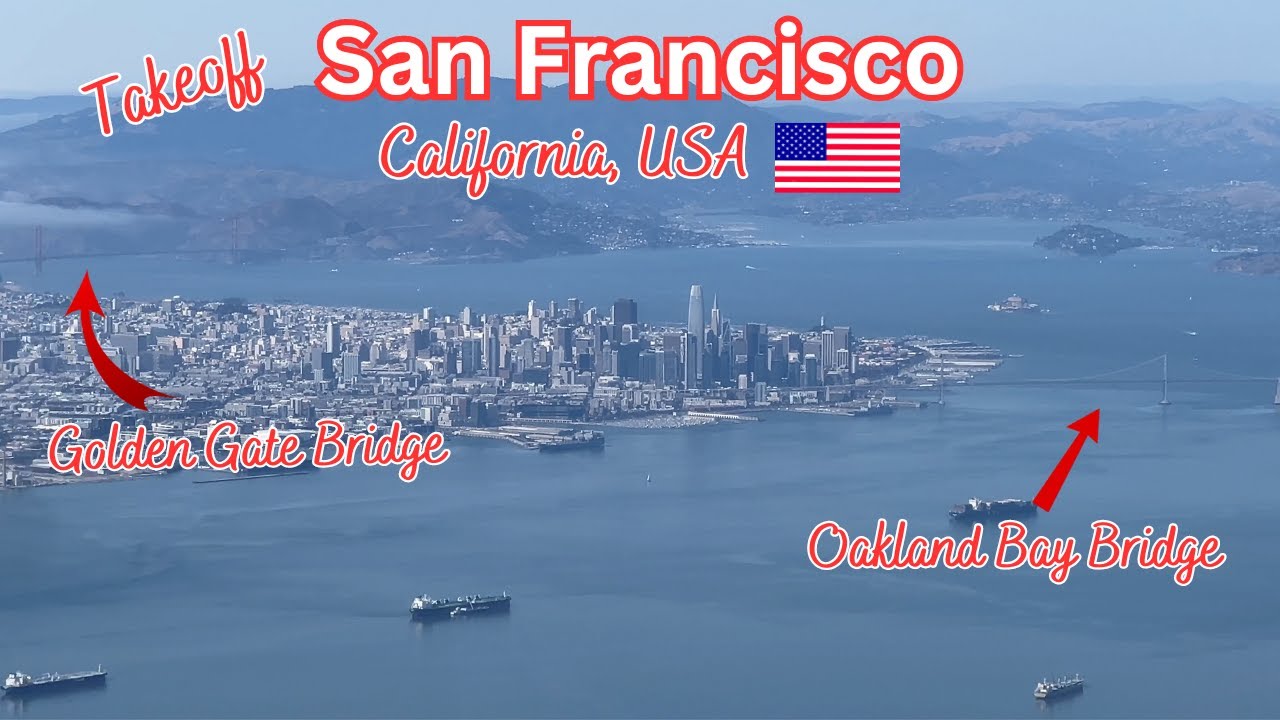 Amazing San Francisco, Golden Gate & Bay Bridge (SFO - YVR) - YouTube