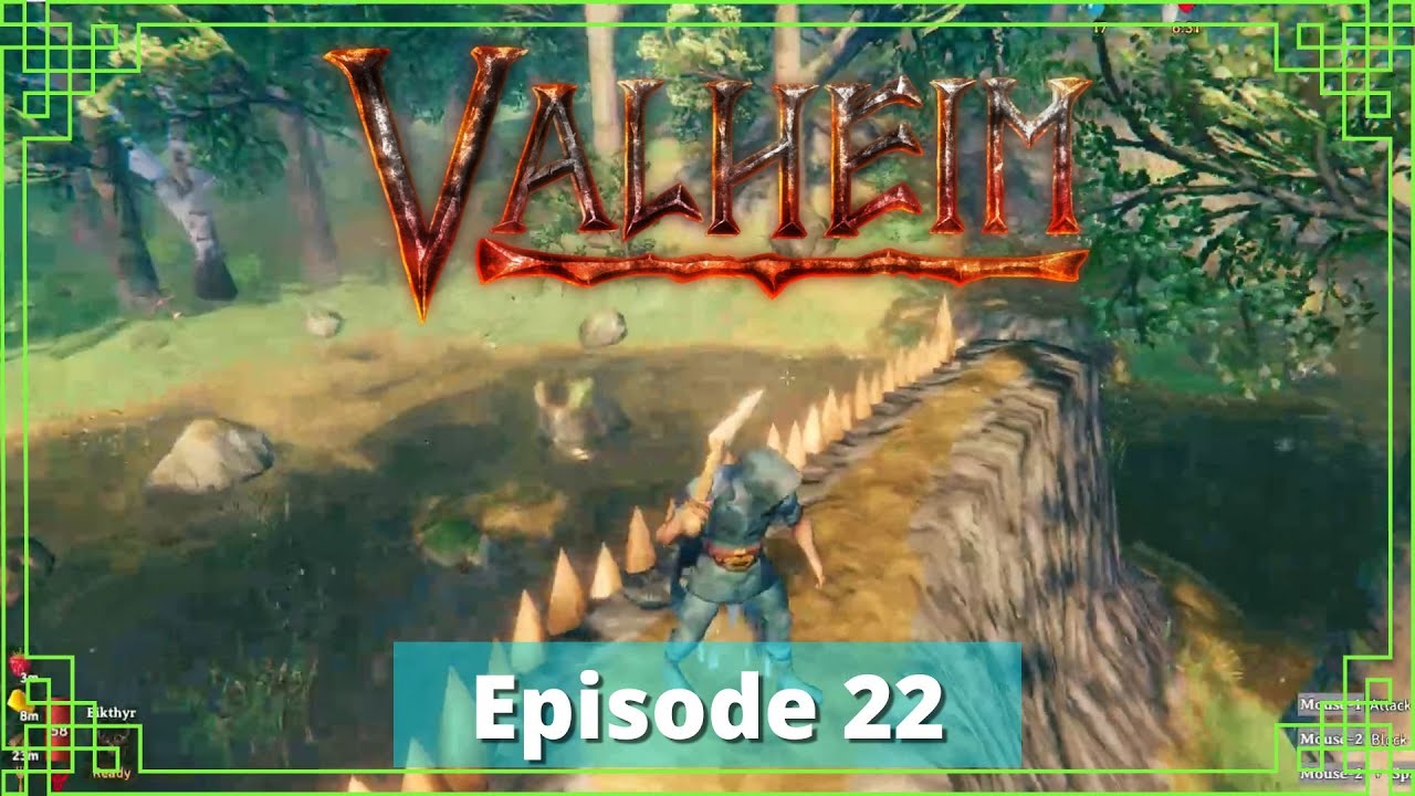 Valheim LetsPlay Ep.22 : Starting Work on Perimeter Wall (No Commentary ...