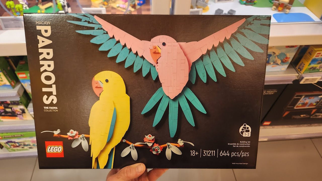 LEGO Macaw Parrots - The Fauna Collection Review - YouTube