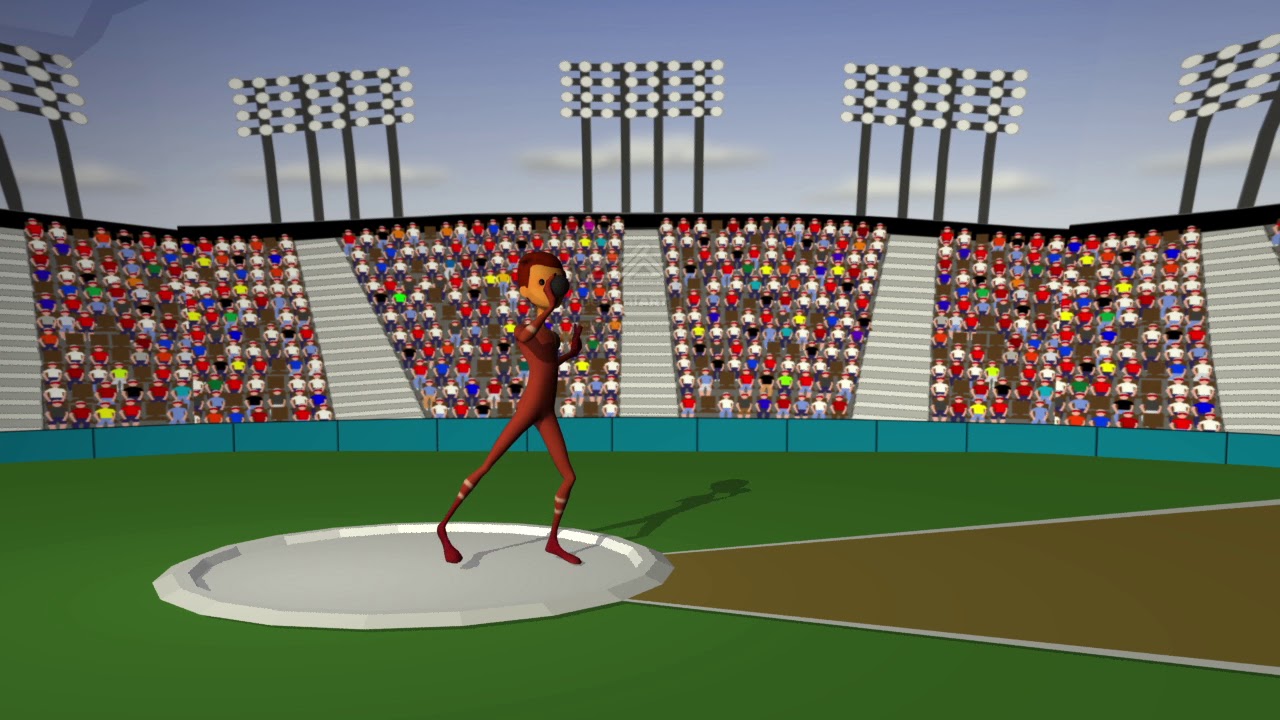 Shotput 3D Animation - YouTube