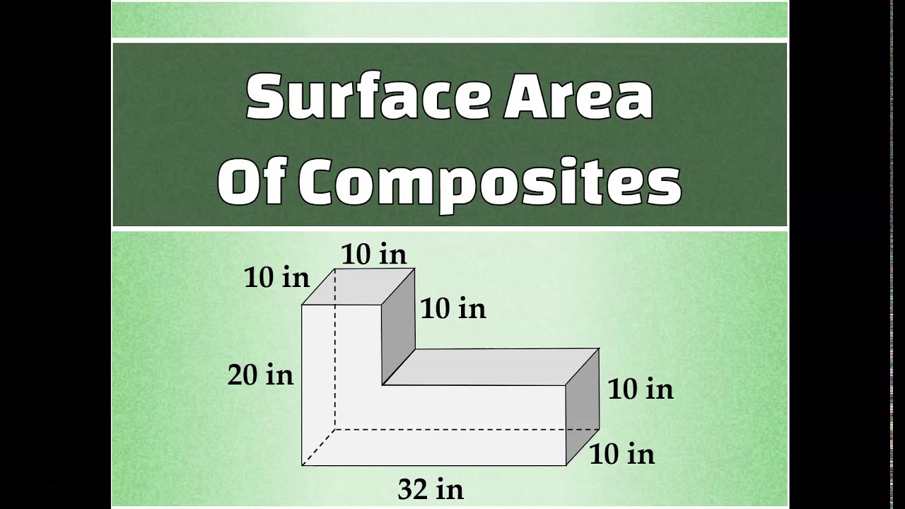 Surface Area of Three-Dimensional Composite Solids - YouTube