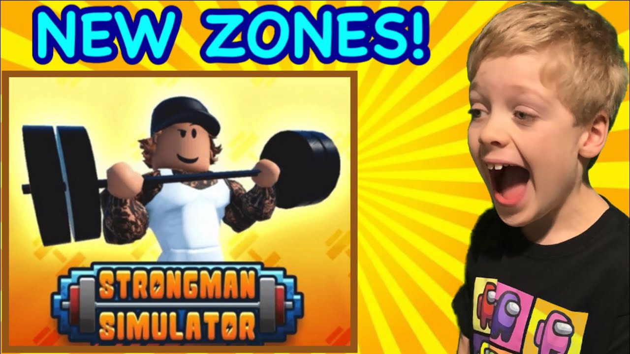 I Unlocked NEW ZONES in Roblox Strongman Simulator - YouTube