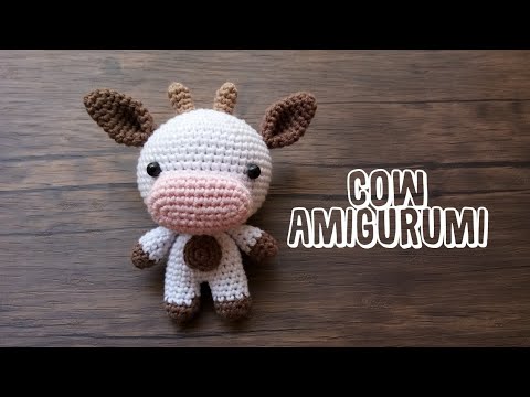 CUTE AMIGURUMI| COW | CROCHET TUTORIAL - YouTube
