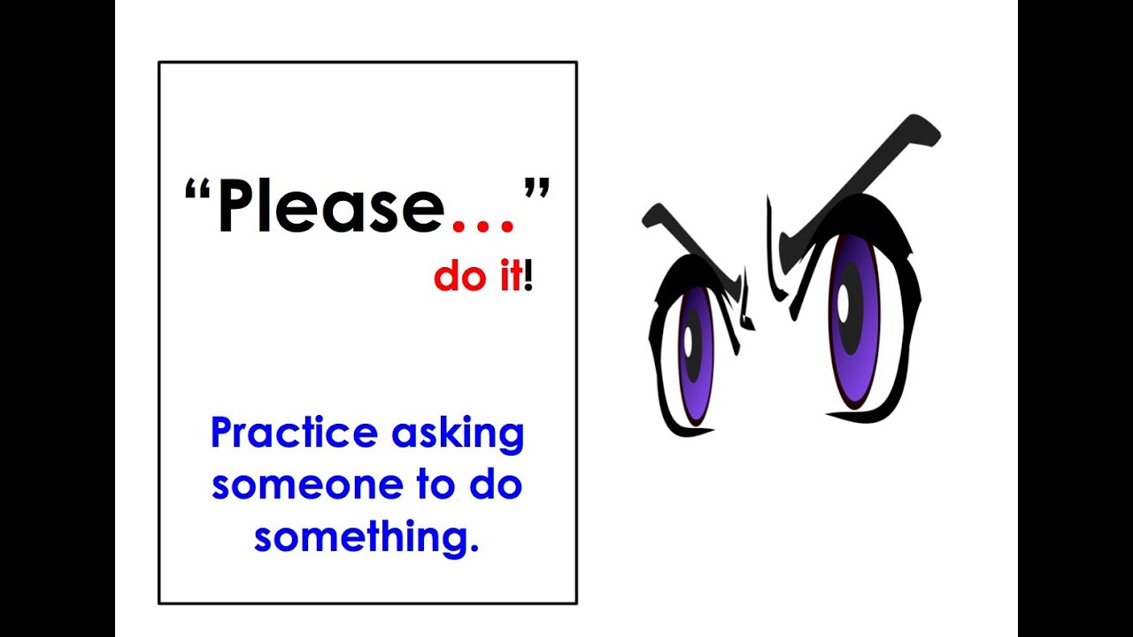 Learn Saying Please. Easy English Conversation Practice. ESL. - YouTube