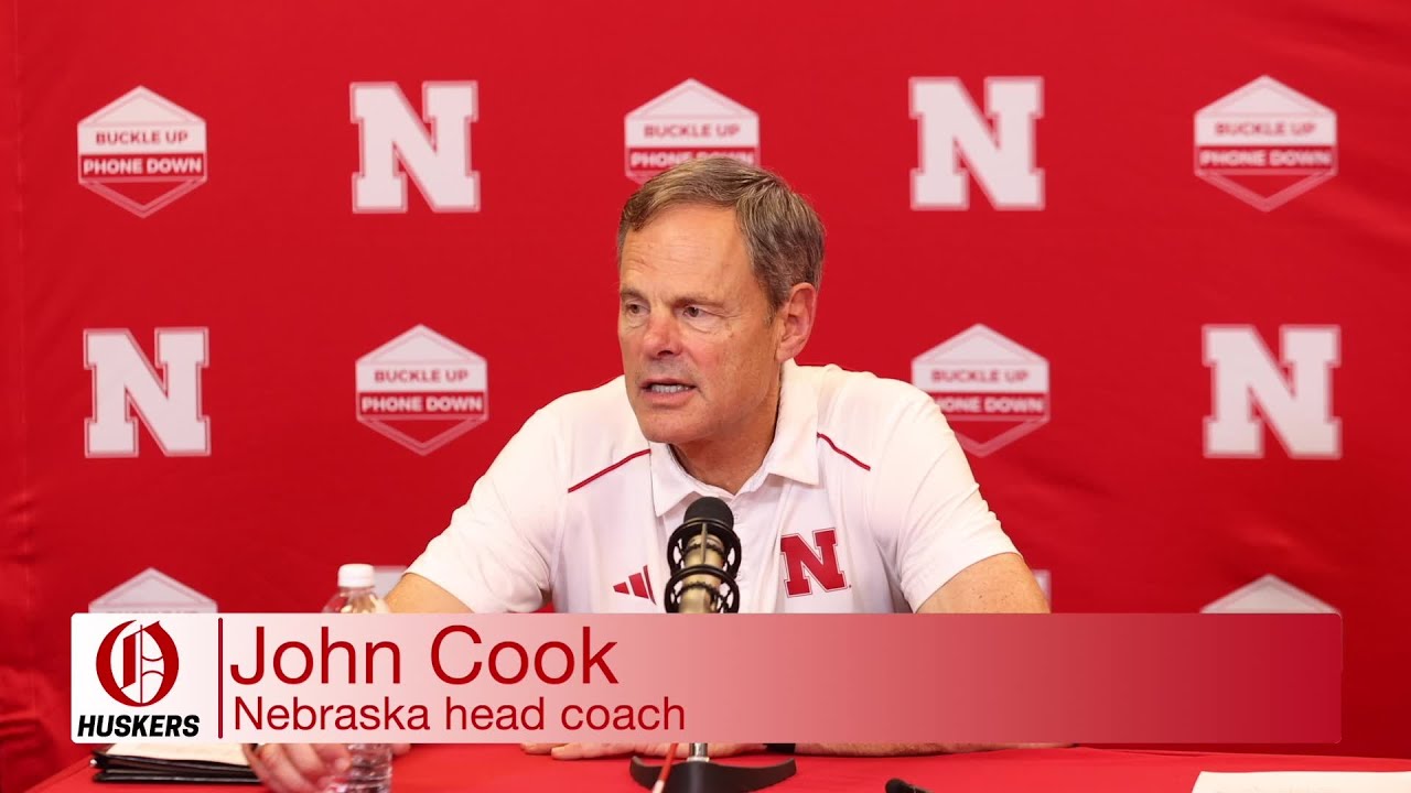 Nebraska's John Cook after Huskers 3-1 win over Kentucky - YouTube