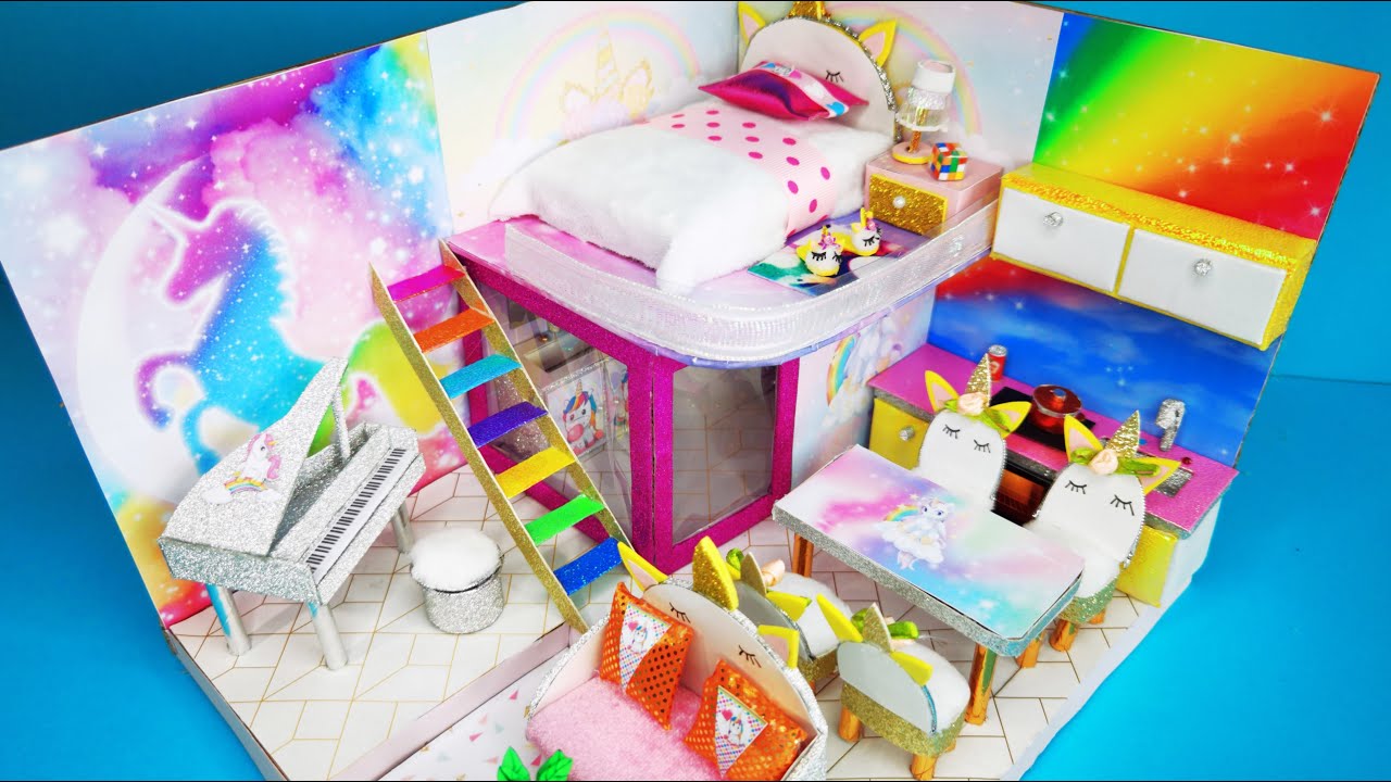 DIY Miniature Dollhouse - MY LITTLE PONY ROOM! - YouTube