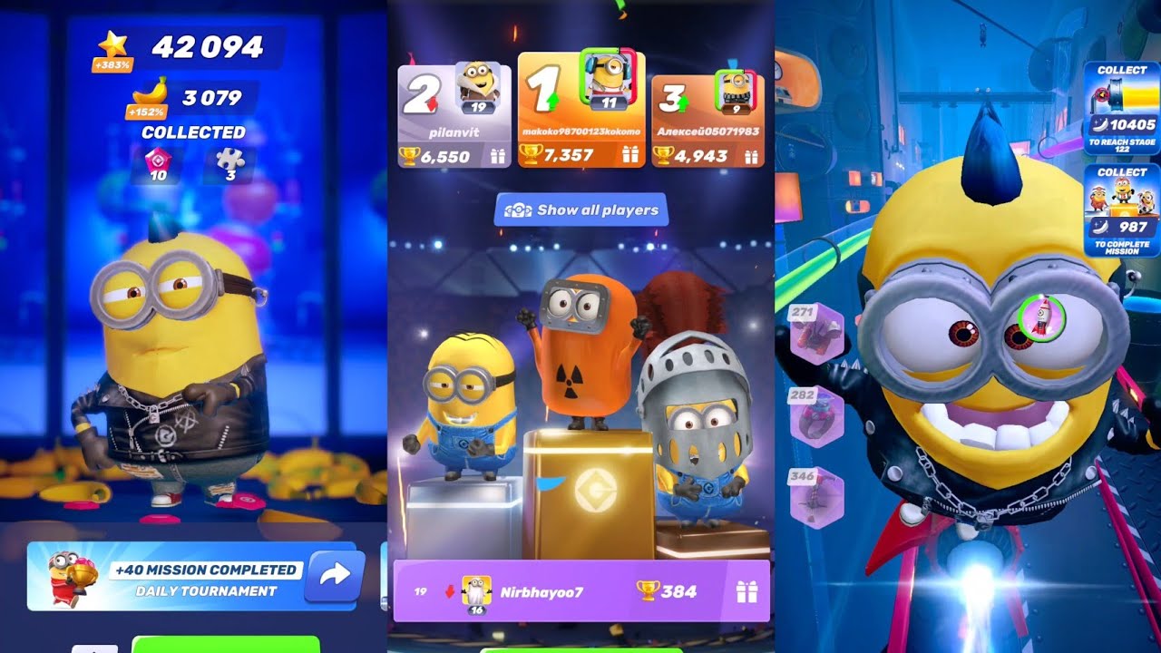 Punk gameplay | New Minion rush | - YouTube